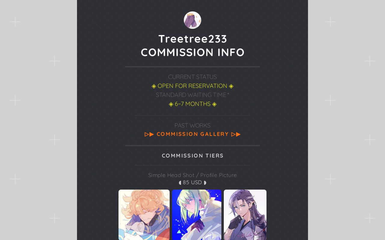 Treetree233 Commission Info